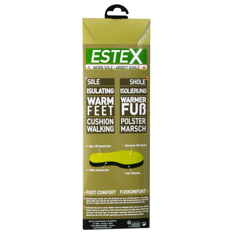 Semelles molleton|Amortit la marche| Pieds au chaud|Confort|Isolante